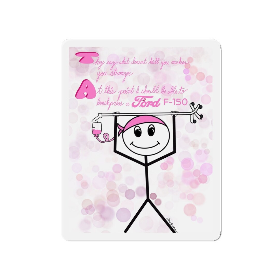 Breast Cancer Chemo Support Humor Magnet - Etsy
