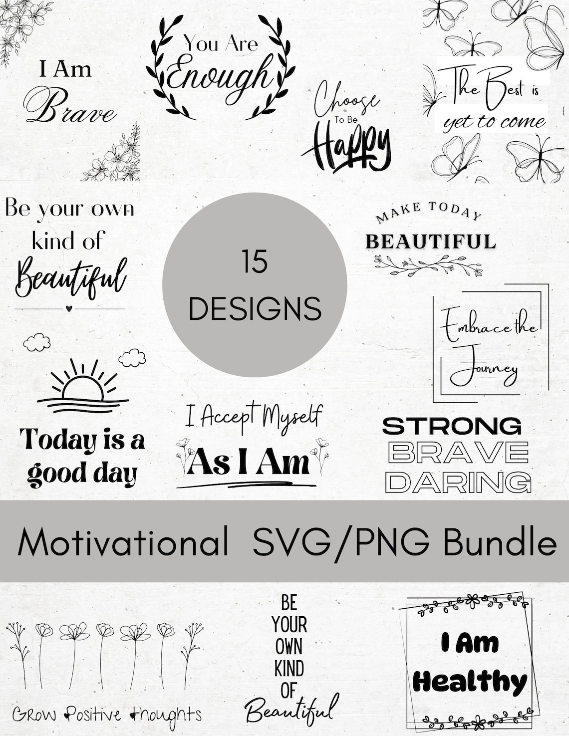 Positive Quote Svg, Affirmations Svg, Self Love Svg, Positive Svg ...