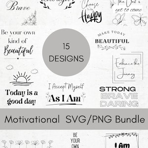 Positive Quote Svg, Affirmations Svg, Self Love Svg, Positive Svg ...
