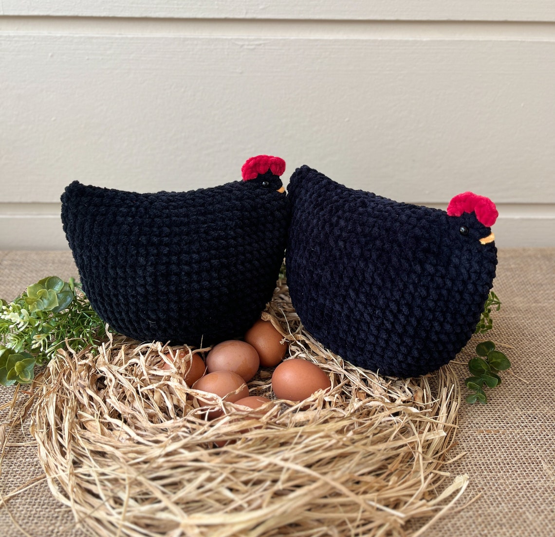 Crochet Chicken Pattern, Mama Chicken Pattern, Crochet Plush Chicken ...