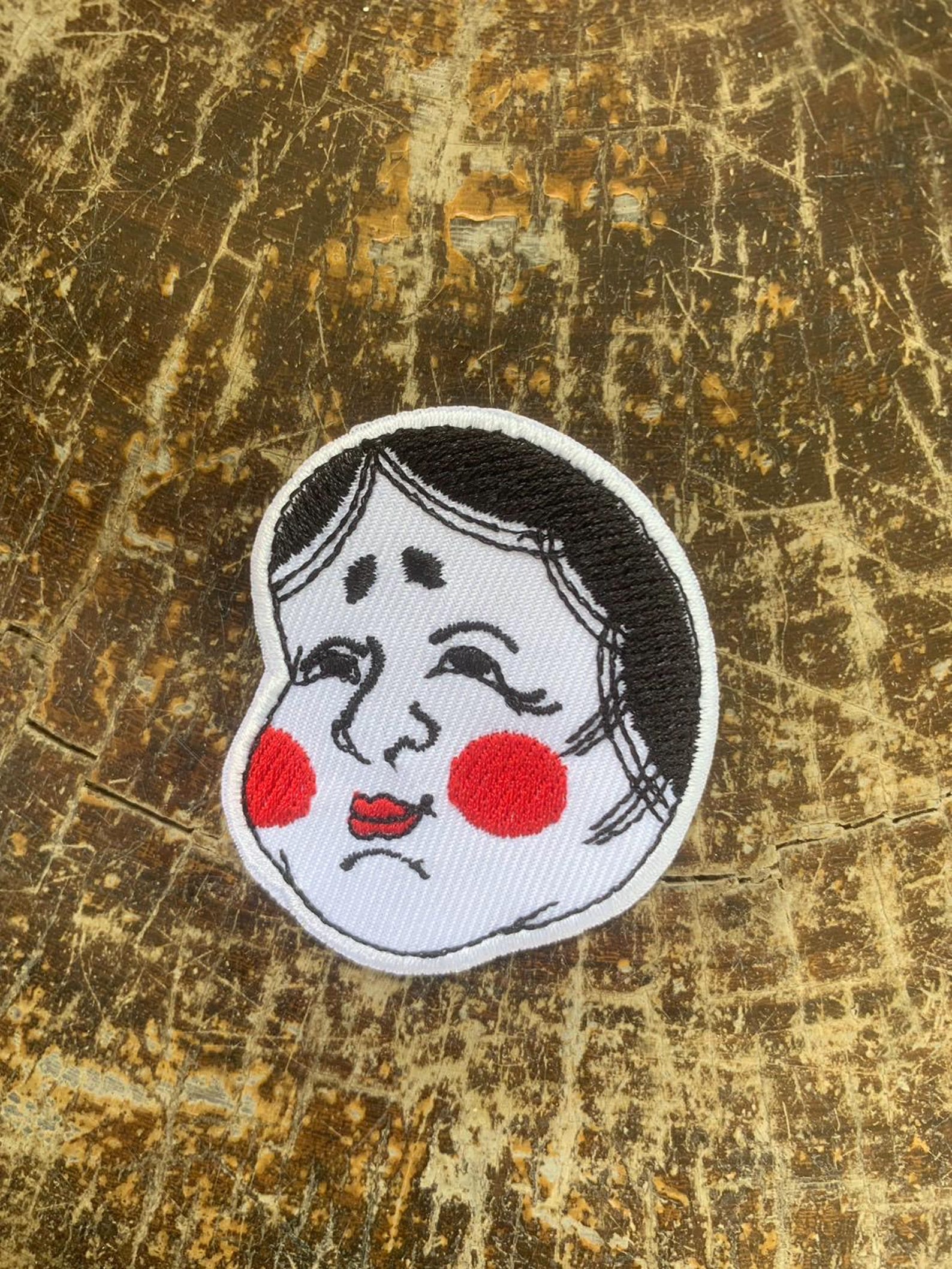 Iron on Patch SET 4 Japanese Mask , Japan Patch for Gifts, Decorations ...