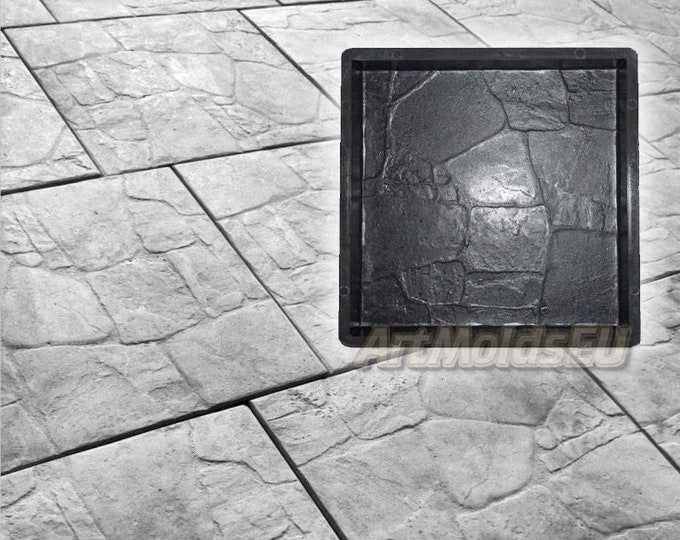 Clover - SET 6 Molds Plastic Mold for Concrete Paving Slabs, Concrete ...