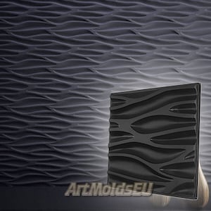3D Panel Mold for Gypsum, Plaster or Concrete Tile for Decorative Wall ...