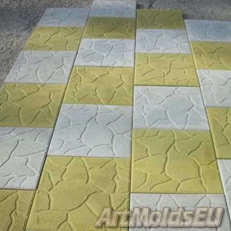 Mold for Concrete Paving Slabs, Stone Pattern, Concrete Garden ...