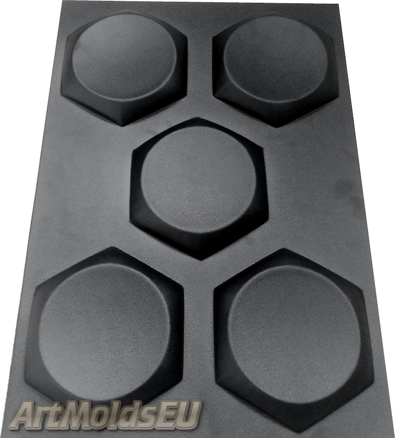 3D Panel Molds for Gypsum, Plaster or Concrete Tile for Decorative Wall ...