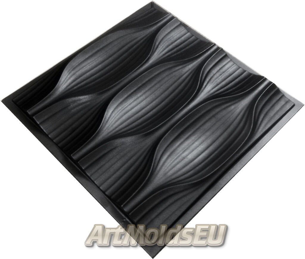 3D Panel Mold for Gypsum, Plaster or Concrete Tile for Decorative Wall ...