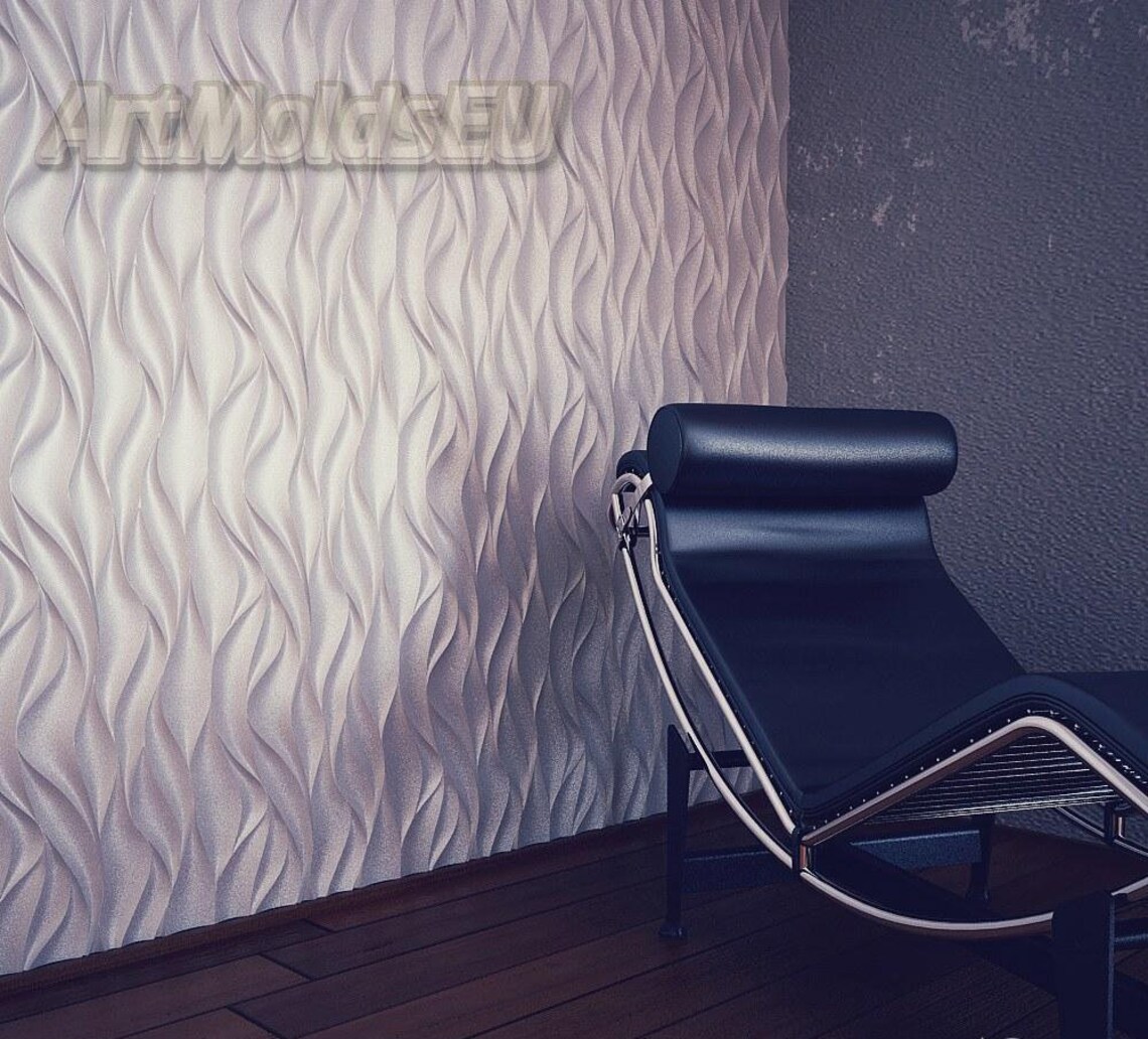 3D Panel Mold for Gypsum Plaster or Concrete Tile for - Etsy