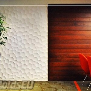 3D Panel Mold for Gypsum, Plaster or Concrete Tile for Decorative Wall ...