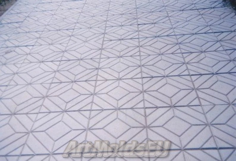 Mold for Concrete Paving Slabs, Stone Pattern, Concrete Garden ...