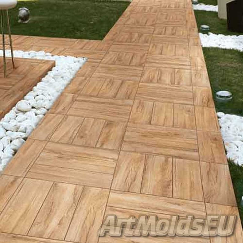 Mold for Concrete Paving Slabs, Stone Pattern, Concrete Garden ...