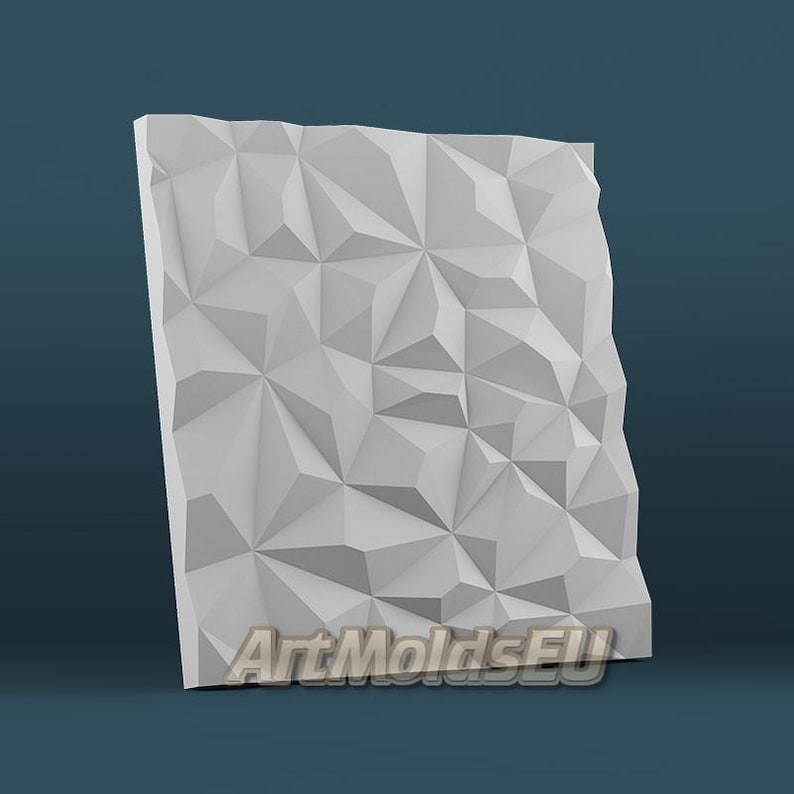3D Panel Mould for Gypsum, Plaster or Concrete Tile for Decorative Wall ...
