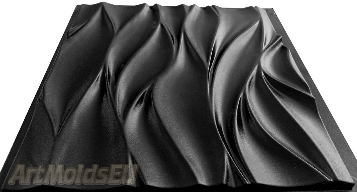 3D Panel Mold for Gypsum Plaster or Concrete Tile for - Etsy