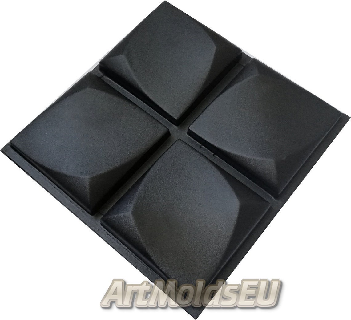 3D Panel Molds for Gypsum, Plaster or Concrete Tile for Decorative Wall ...