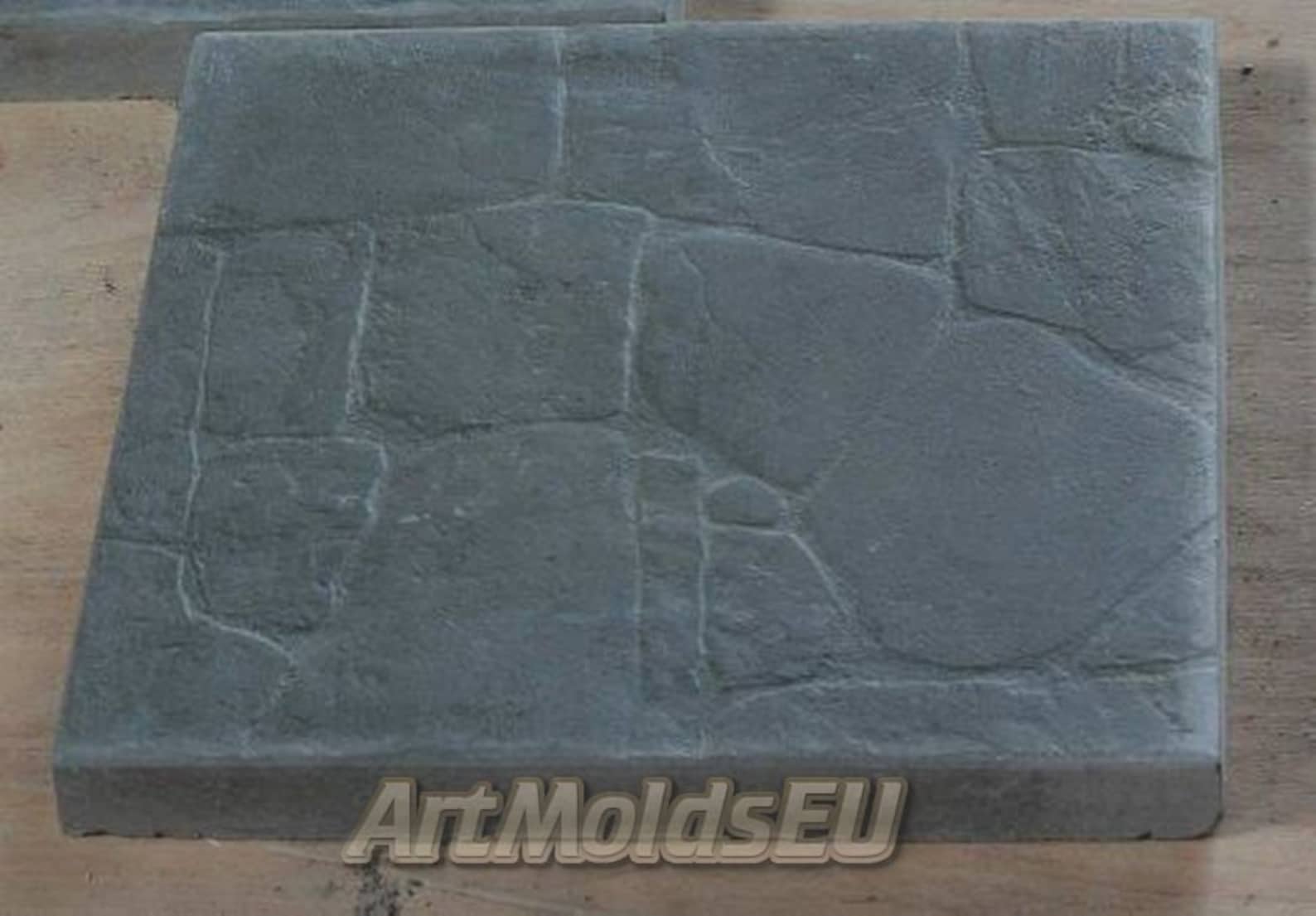 Mold for Concrete Paving Slabs, Stone Pattern, Concrete Garden ...