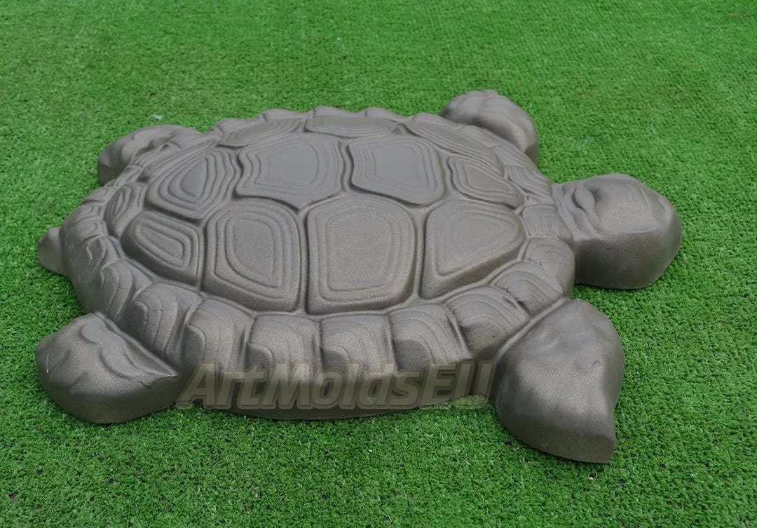 Plastic Mold for Making Garden Decor "turtle 3d" for Plaster and ...