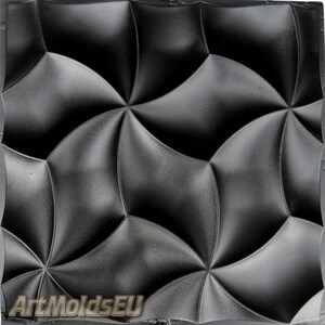 3D Panel Mold for Gypsum, Plaster or Concrete Tile for Decorative Wall ...