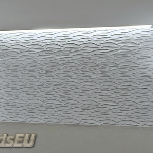 3D Panel Mold for Gypsum, Plaster or Concrete Tile for Decorative Wall ...