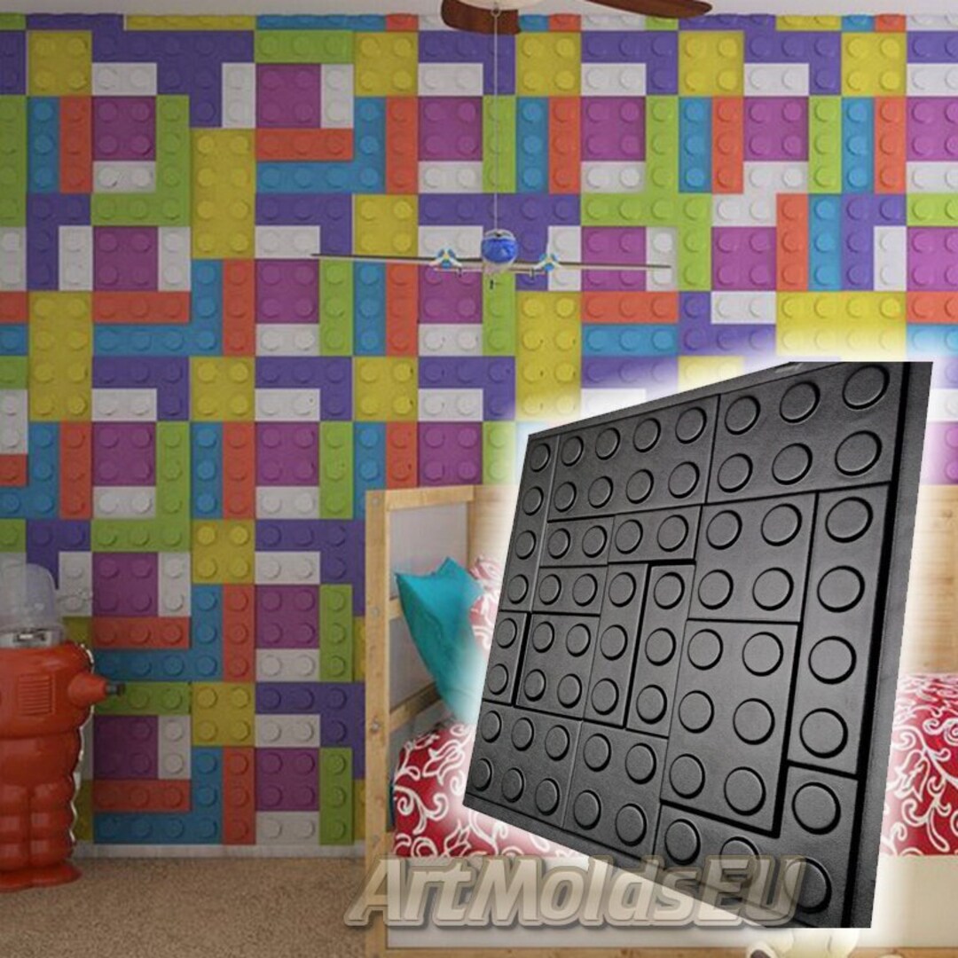 3D Panel Mold for Gypsum, Plaster or Concrete Tile for Decorative Wall ...