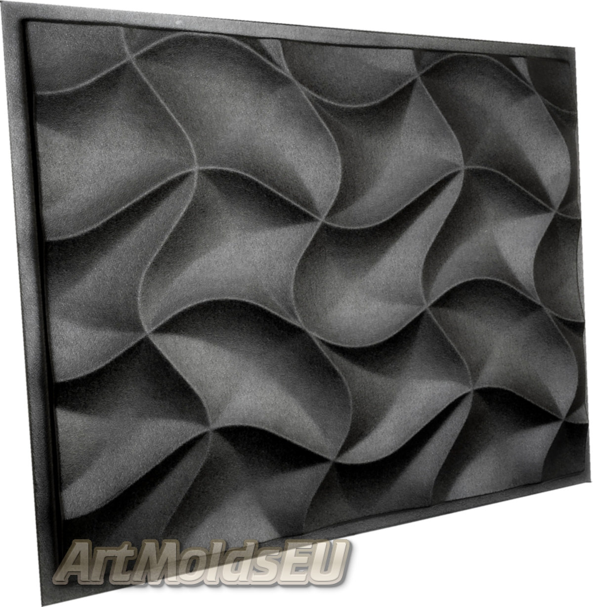 3D Panel Mold for Gypsum, Plaster or Concrete Tile for Decorative Wall ...