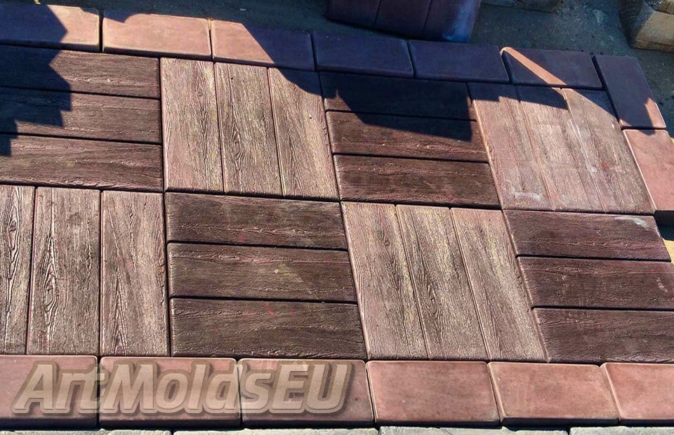 Mold for Concrete Paving Slabs, Stone Pattern, Concrete Garden ...