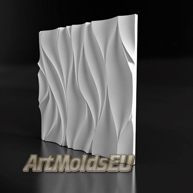 3D Panel Mold for Gypsum, Plaster or Concrete Tile for Decorative Wall ...