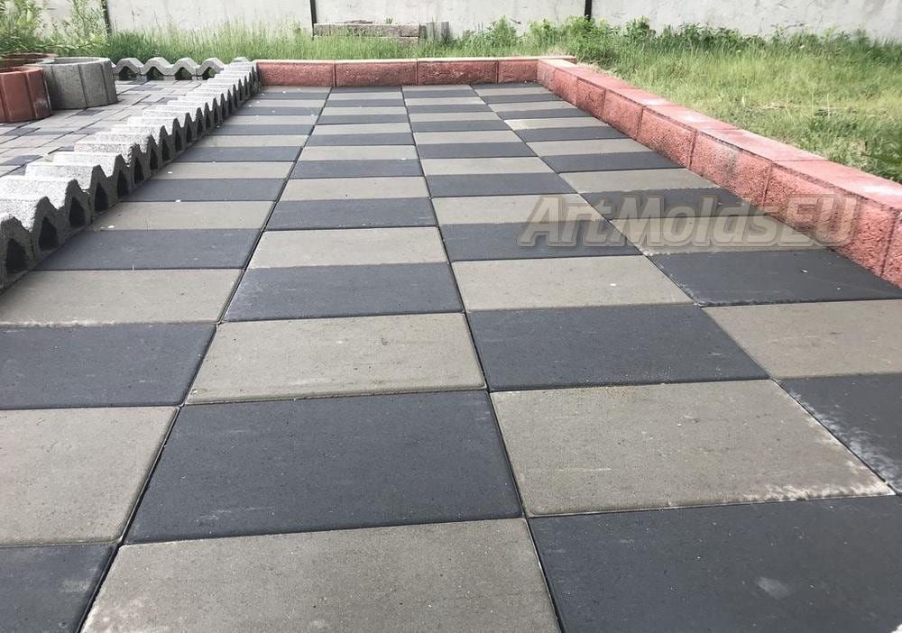 Mold for Concrete Paving Slabs, Stone Pattern, Concrete Garden ...