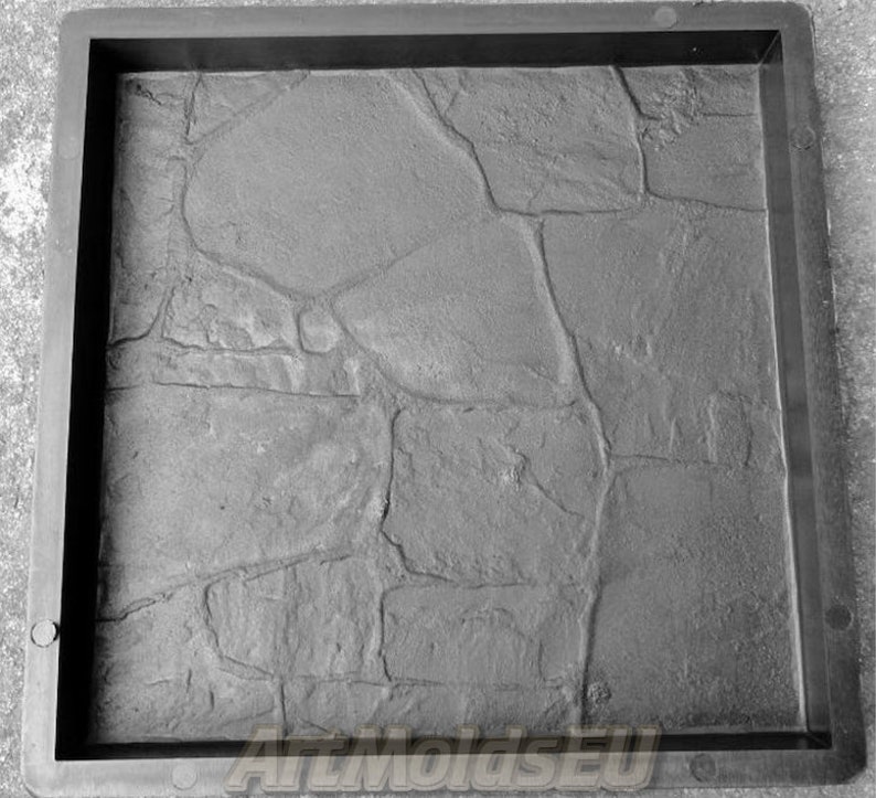 Mold for Concrete Paving Slabs, Stone Pattern, Concrete Garden ...