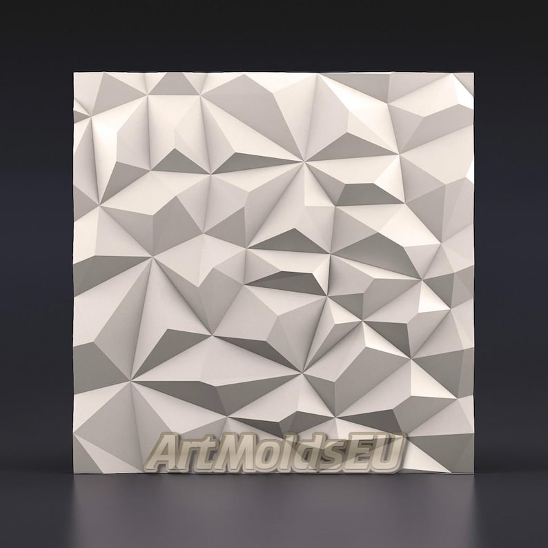 3D Panel Mould for Gypsum, Plaster or Concrete Tile for Decorative Wall ...