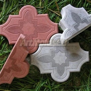 Mold for Concrete Paving Slabs, Stone Pattern, Concrete Garden ...