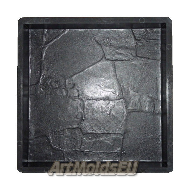 Mold for Concrete Paving Slabs, Stone Pattern, Concrete Garden ...