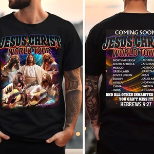 Digital PNG File, Funny Christ World Tour Bootleg Design, Resurrection ...
