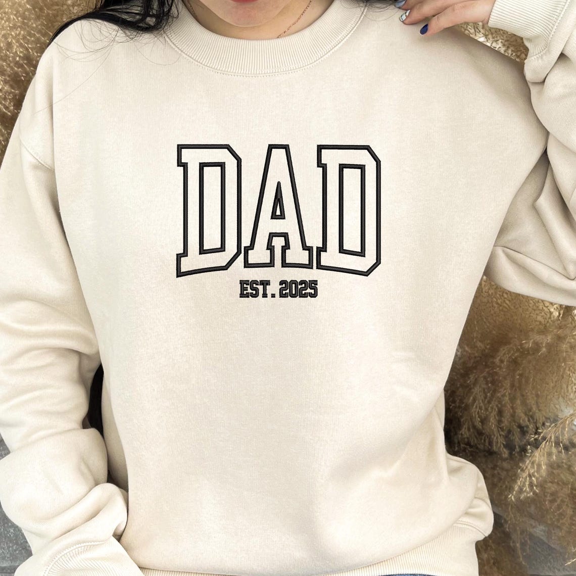 Cute Fathers Day Gift, Christmas Gift for Dad, Papa Embroidered ...