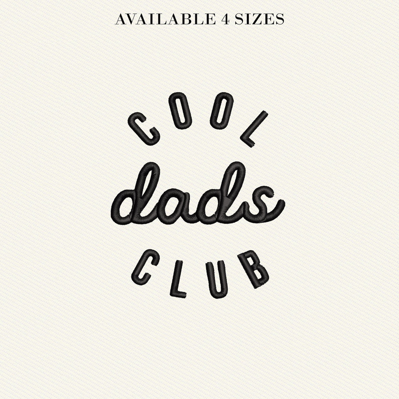 Cool Dads Club Embroidery Design, Papa Gift (digital File) - Etsy