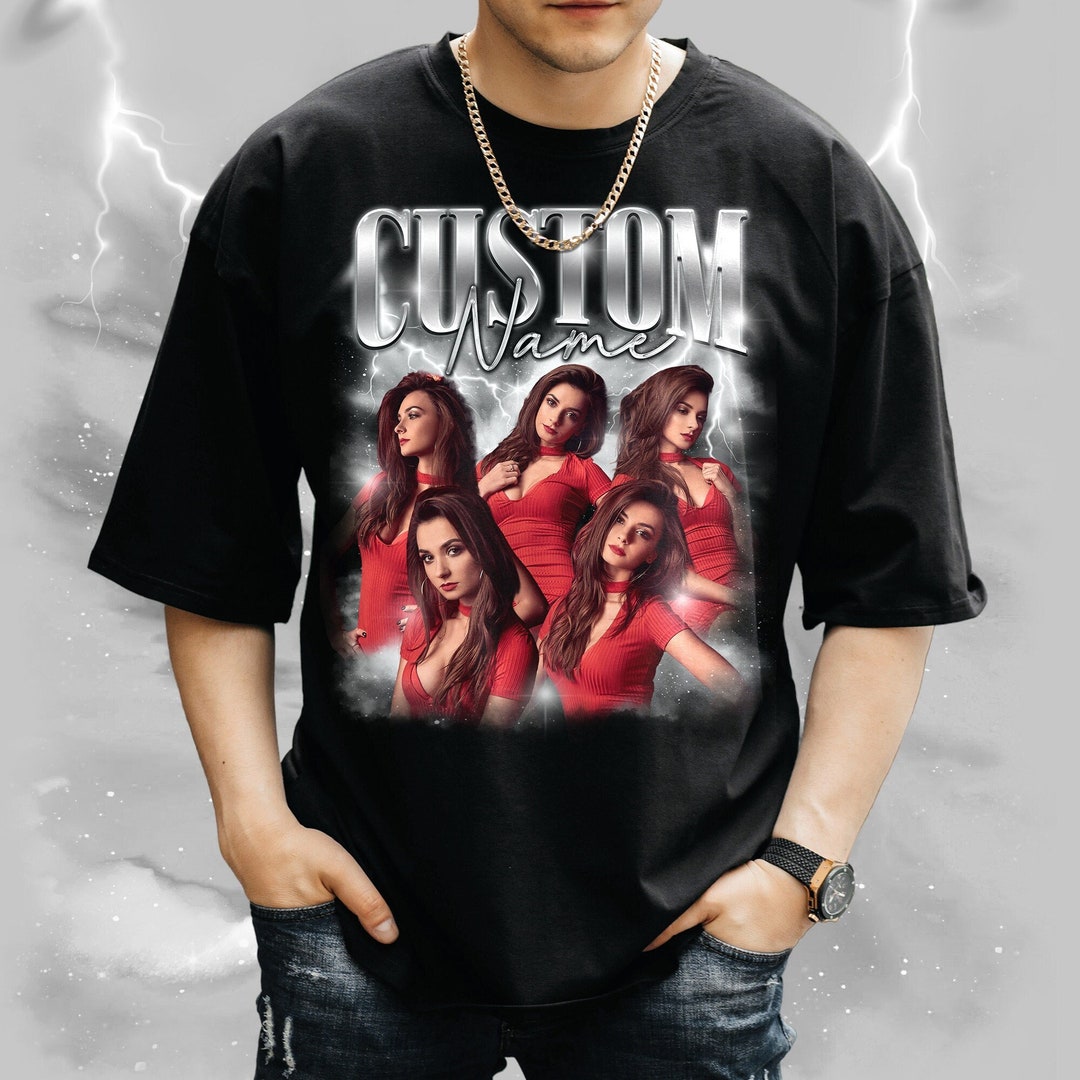 Custom Bootleg Rap Tee PNG for Shirt, Personalized Bootleg PNG ...