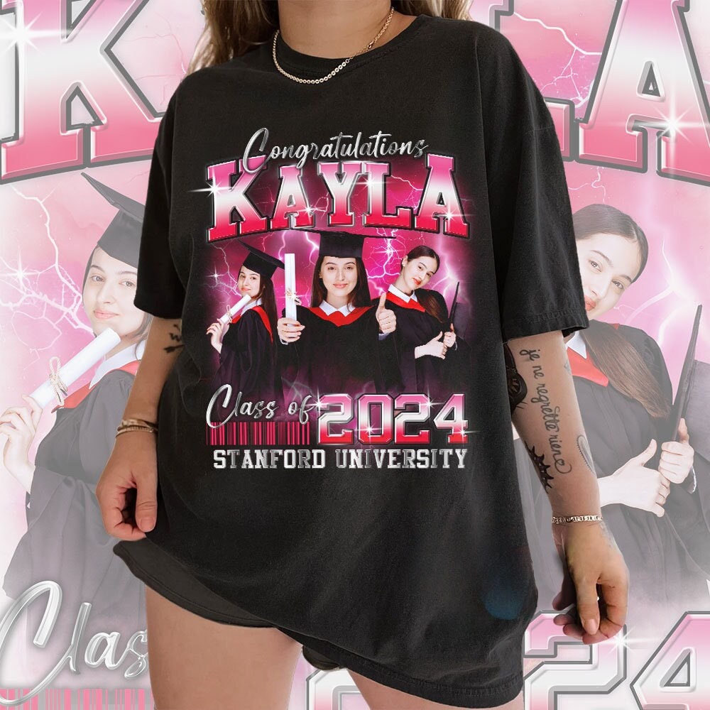Custom Grad Bootleg PNG, Graduation/class of 2024/grad T-shirts ...