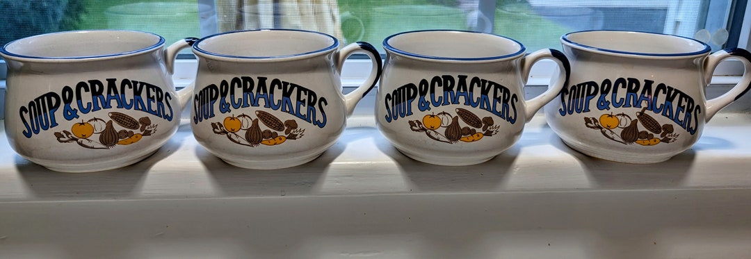 Set of 4 Retro Vintage 70s Kitchen Soup Bowls - Etsy