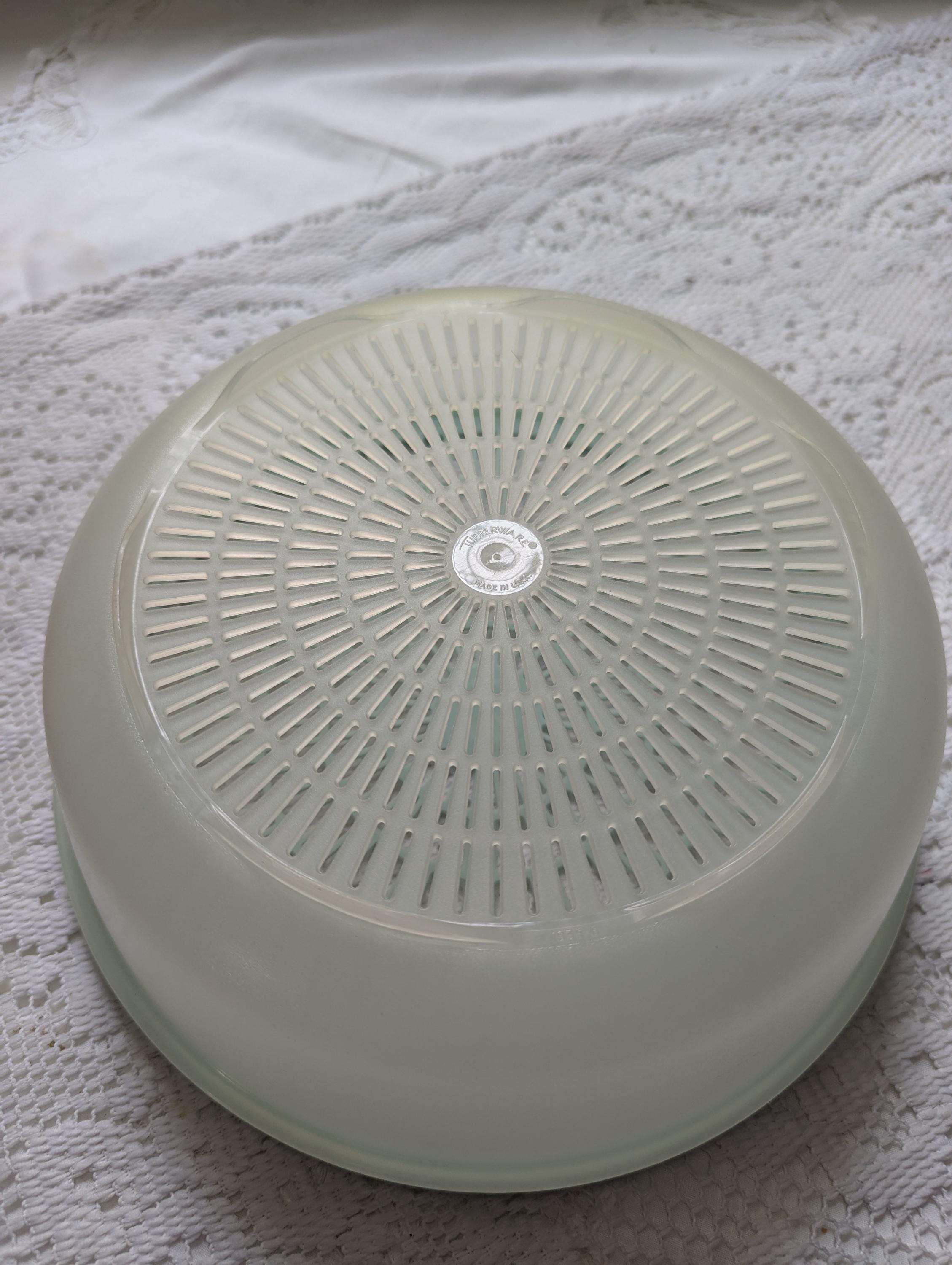 Vintage Tupperware Kitchen Strainer Collander Produce Bowl - Etsy