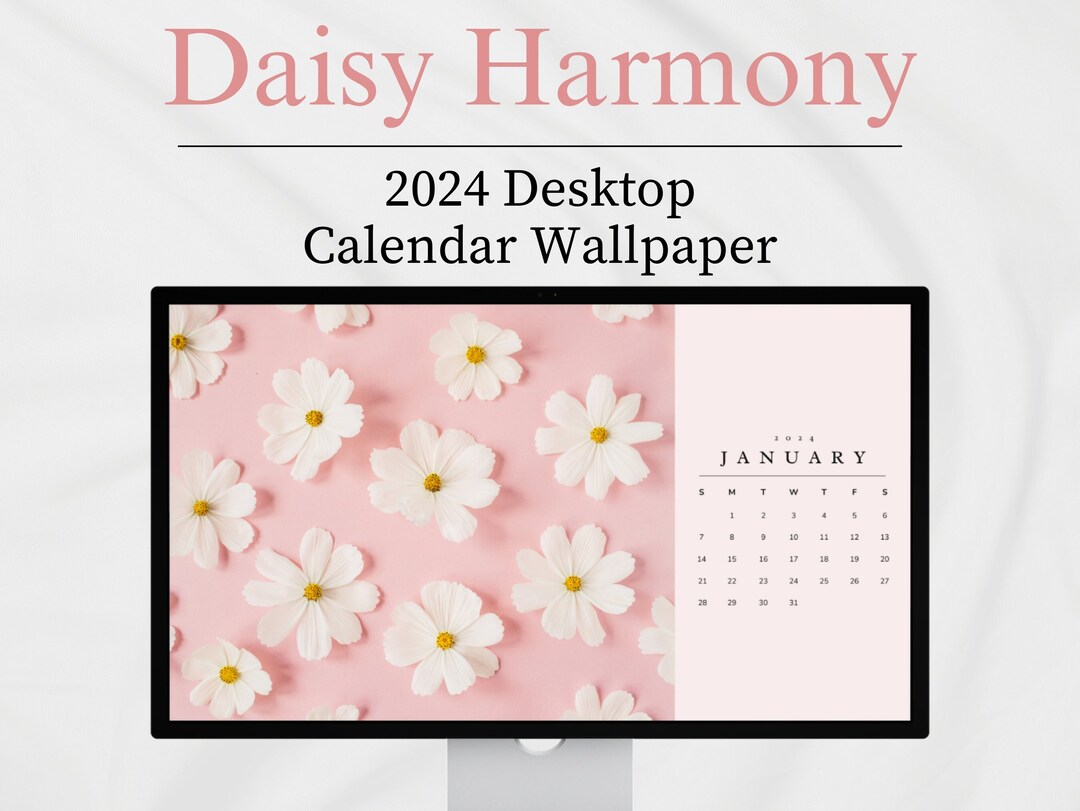 2024 Desktop Wallpaper Calendar Pink Desktop Wallpaper Aesthetic ...