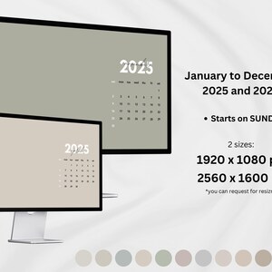 2025-2026 Desktop Calendar Wallpaper: MacBook Wallpaper Laptop ...