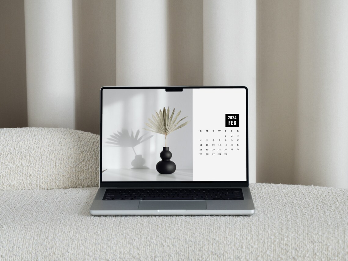 Desktop Wallpaper Calendar Digital Desktop Organizer Aesthetic ...