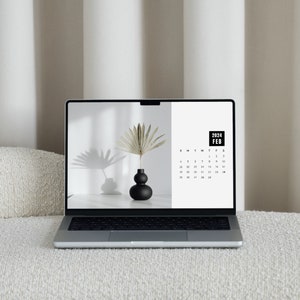 Desktop Wallpaper Calendar Digital Desktop Organizer Aesthetic ...