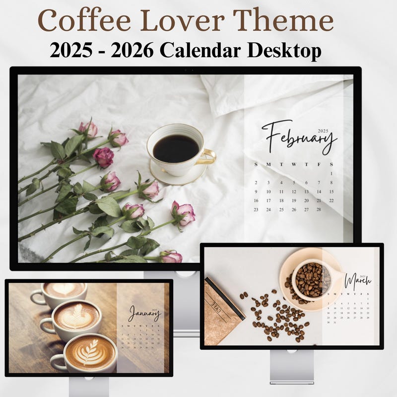 Coffee Desktop Calendar - Etsy