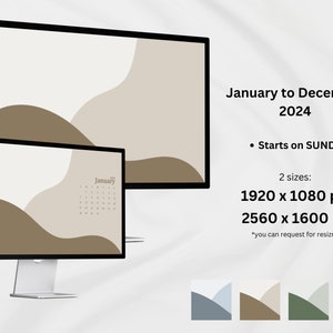 Desktop Wallpaper Calendar Digital Desktop Organizer Abstract Wallpaper ...