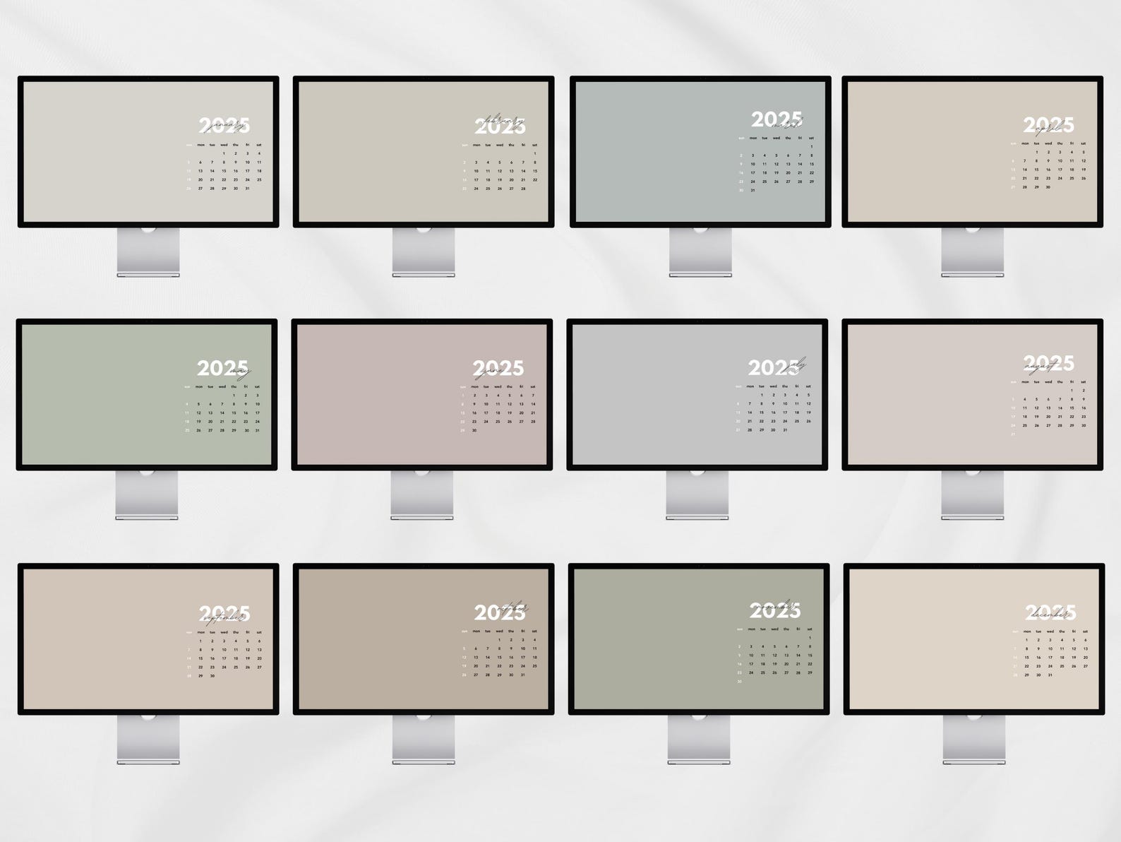 2026 Desktop Calendar Wallpaper: MacBook Wallpaper Laptop Wallpaper ...