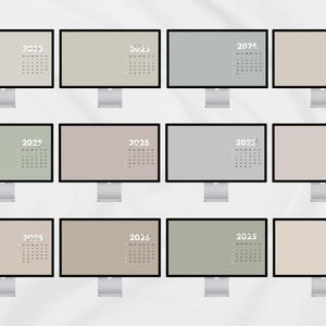 2025-2026 Desktop Calendar Wallpaper: MacBook Wallpaper Laptop ...