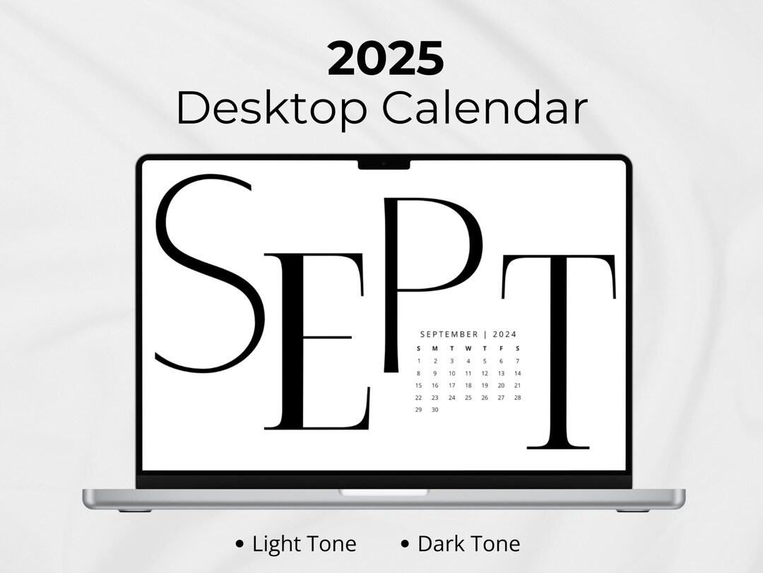 2025 Desktop Wallpaper Calendar | Digital Desktop Calendar Aesthetic ...