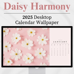 2025 Desktop Wallpaper Calendar | Digital Desktop Organizer MacBook ...
