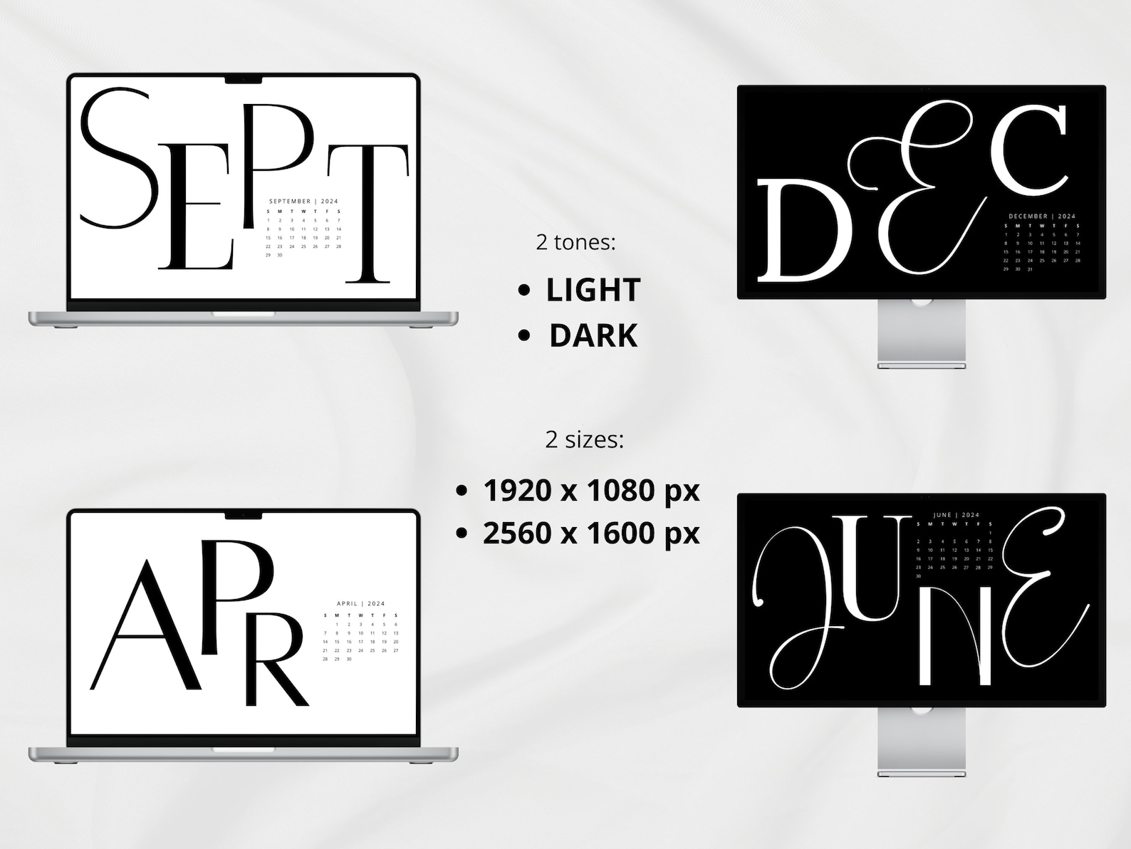 Desktop Wallpaper Calendar Digital Desktop Organizer Aesthetic ...