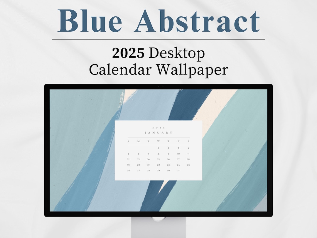 2025 Desktop Wallpaper Calendar | Digital Desktop Organizer Aesthetic ...