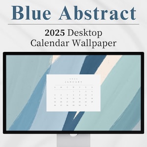 2025 Desktop Wallpaper Calendar | Digital Desktop Organizer Aesthetic ...